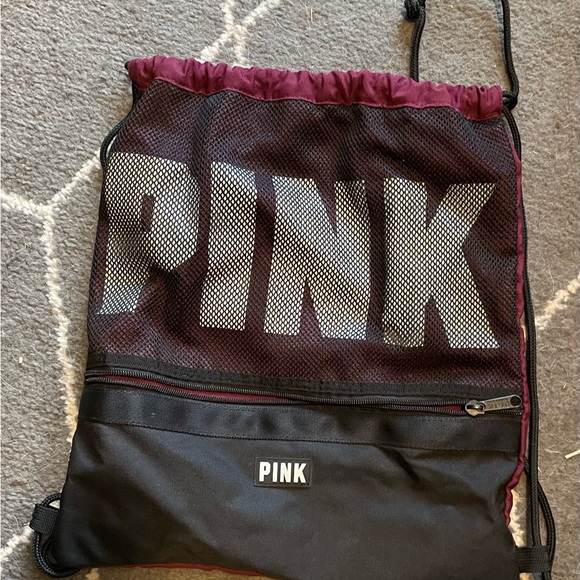 PINK Victoria's Secret | Bags | Pink Drawstring Bag | Poshmark